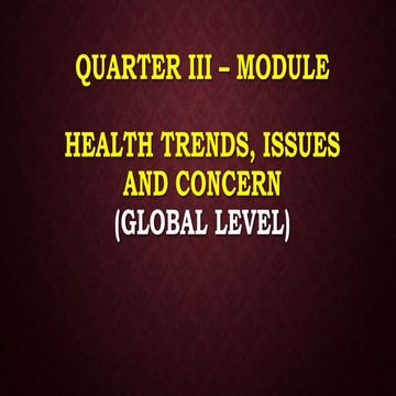 Mapeh Health 9 -Quarter 3 powerpoint .pptx