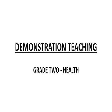 HEALTH 2.pptx grade 5 healthy for student | PPTX