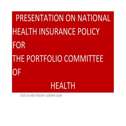 Designing the Health Benefit Packages | PDF