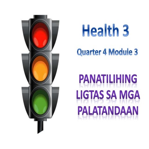 Panatilihing Ligtas sa mga Palatandaan | PPTX
