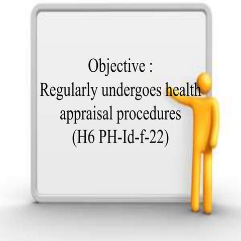 Health 6 Topic HEALTH APPRAISAL.pptx