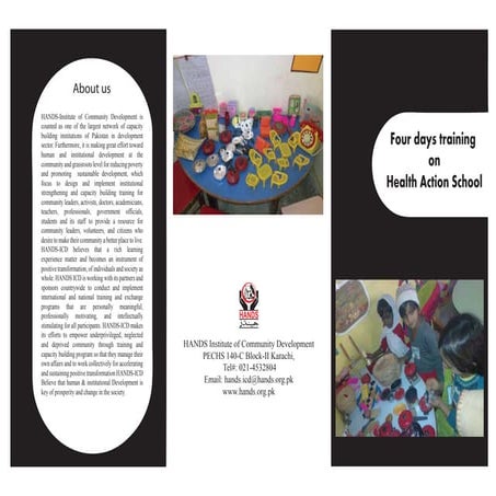 HANDS ICD conduct training on Health action school | PPT