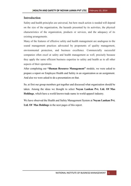 HRM Practices In MAS Holdings | PPT
