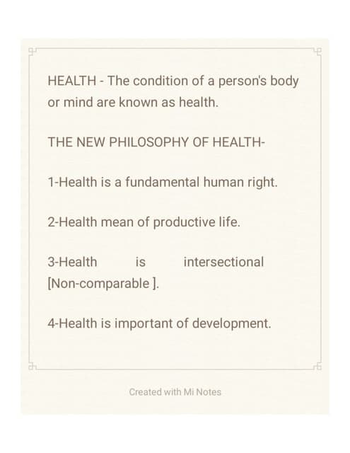 HEALTH AND DISEASE | PDF