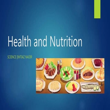 Health and Nutrition PBL | PPTX