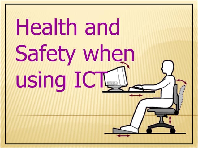 Health and safety requirements for computer maintenance