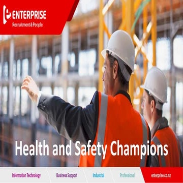 Health and Safety Champions | PPTX