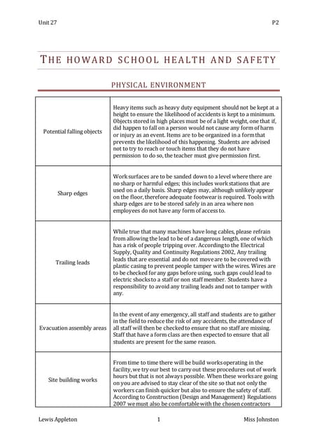 Classroom safety rules | PDF
