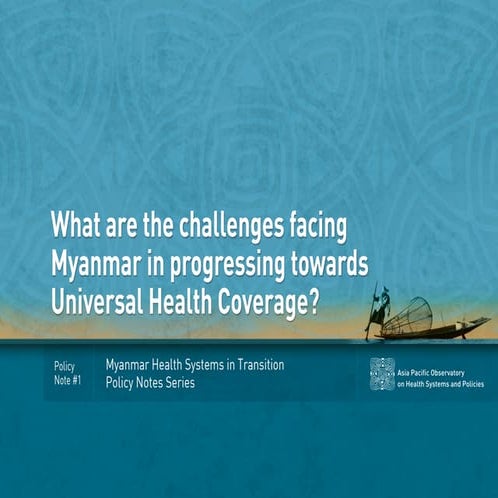 Health and Sustainable Development in Myanmar | PDF
