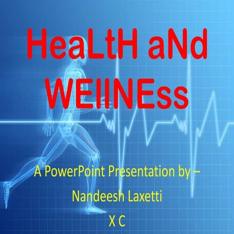 Health and wellness | PPTX