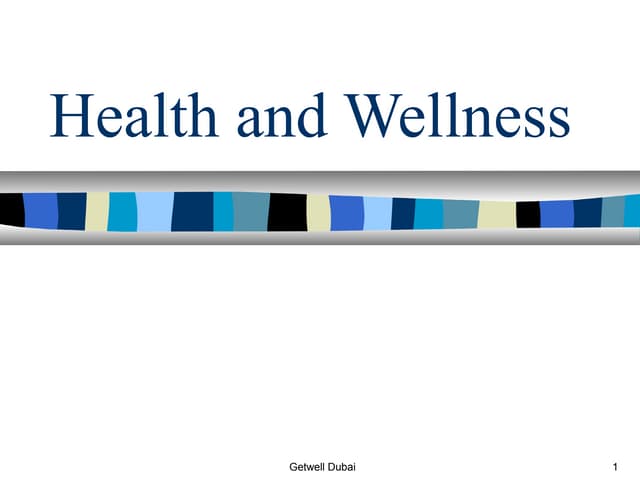 Health & Wellness PowerPoint | PPTX