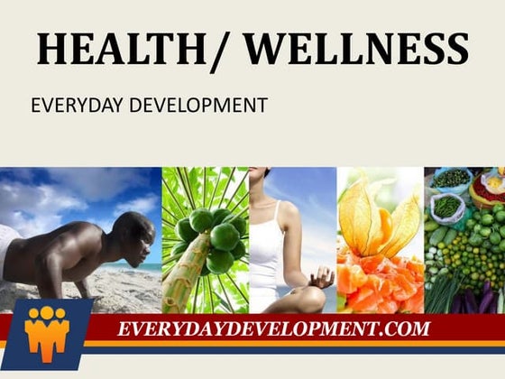 Health and Wellness Presentation | PPTX | Wellness | Healthy Living