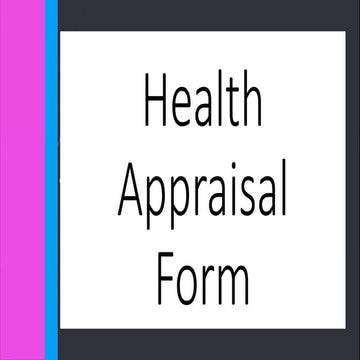 Health Appraisal Form.pptx