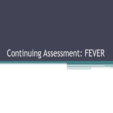 Fever | PPT