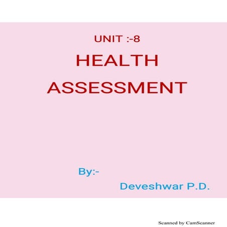 Health assessment pdf merged | PDF | Real Estate Renting and Leasing ...