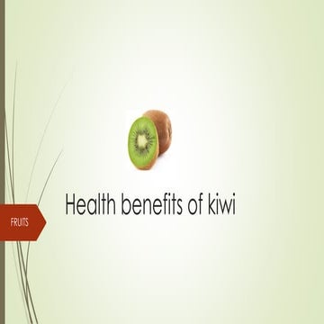 Kiwi presentation | PPTX