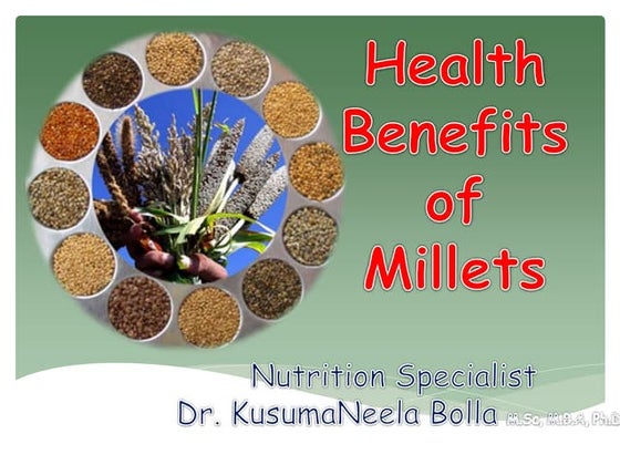 Millets ppt-1.pptx | Nutrition | Healthy Living