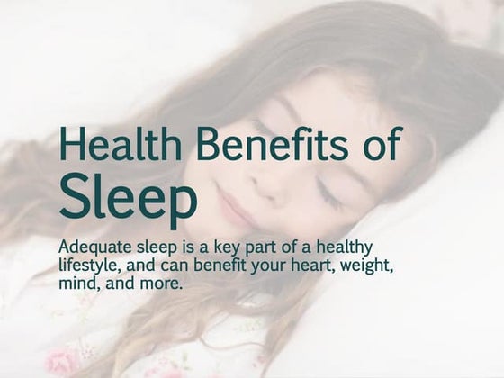 Importance of sleep | PPT