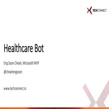 Microsoft Healthcare Bot | PPTX