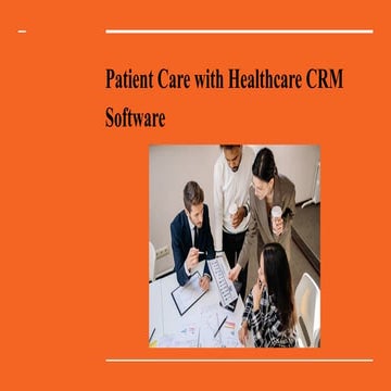 Healthcare CRM Software - Visual Build | DrapCode | PPT