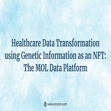 Healthcare Data Transformation using Genetic Information as an NFT The ...