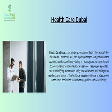 Health Care Dubai | PDF