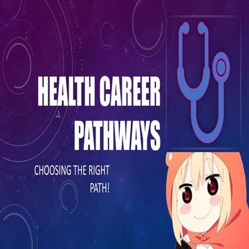 HEALTH CAREER PATHWAYS | PPTX