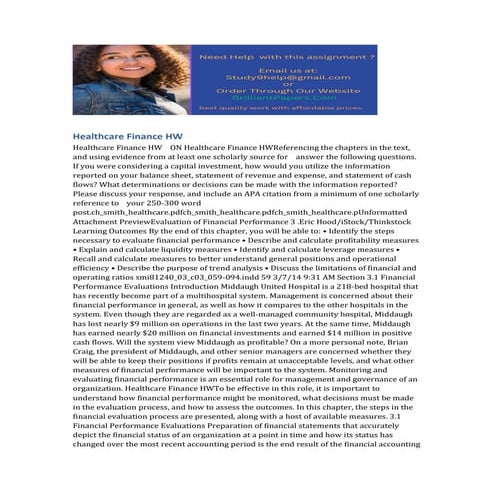 CompetencyAnalyze financial statements to assess performance.docx