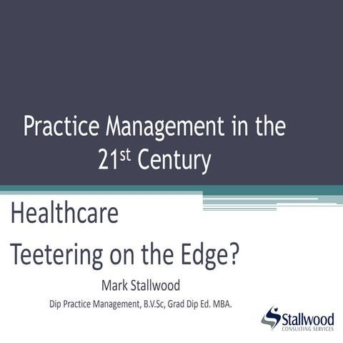 Chapter 1 Dynamic Environment of Health Care | PPTX