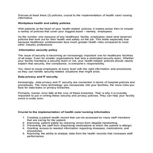 Health Care Policy.docx