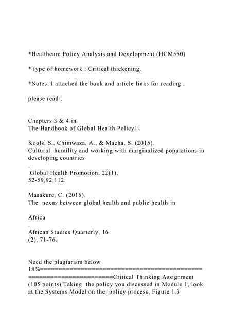Slides for week 6 - health policy analysis.pptx