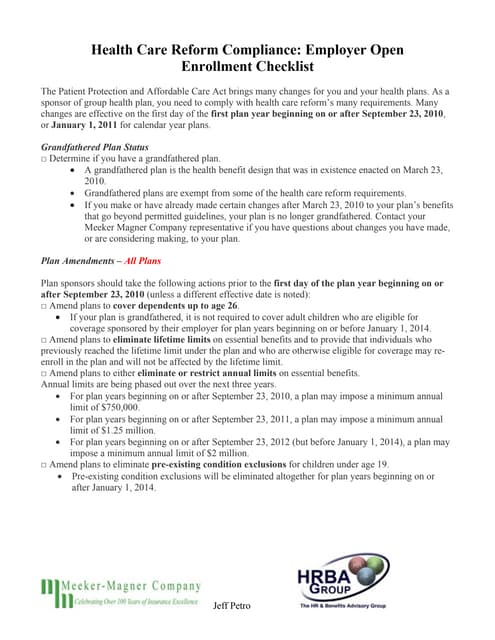 Managed medicaid checklist | PDF