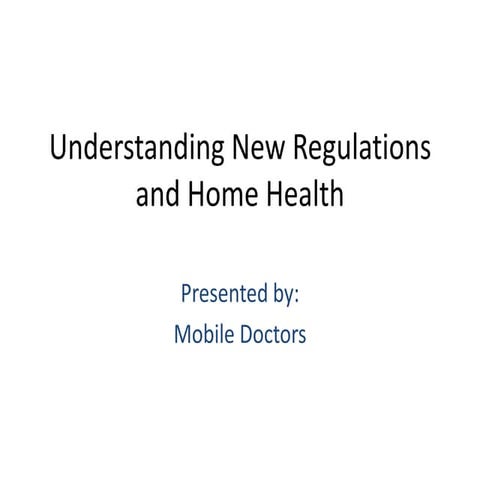 Health Care Regulations | PPTX