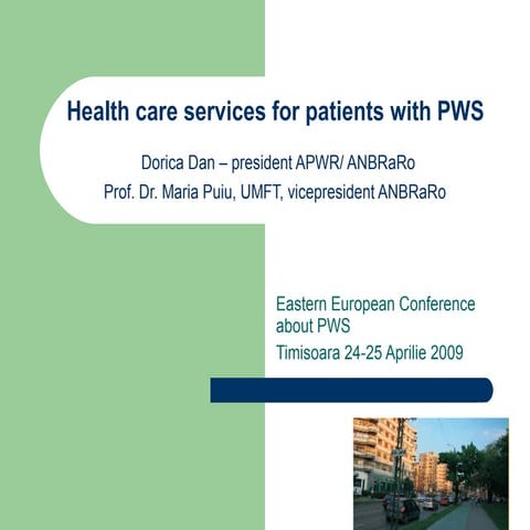 Health Care Services For Patients With Pws | PPT