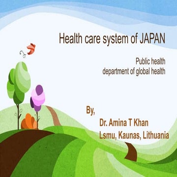 Health care system of japan | PPTX