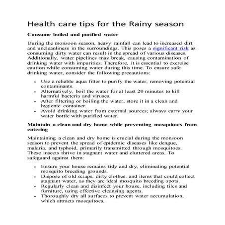 Health care tips for the Rainy season.pdf