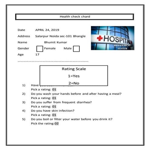 Health check chard | DOCX