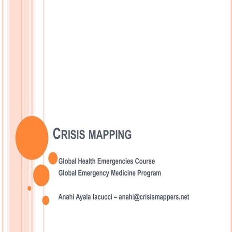 Crisis Mapping | PPT