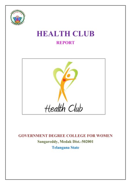 A Report of Free Medical Health Check Up Camp | PDF