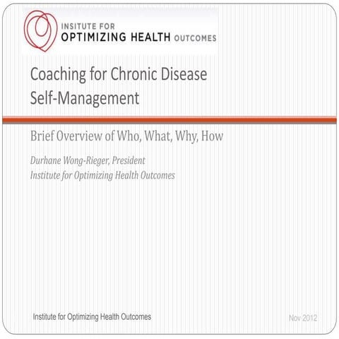 The Flinders Model of chronic condition self-management | PPTX