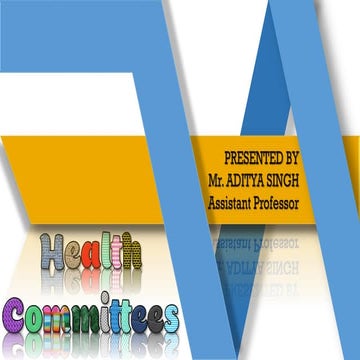 Health committees | PDF