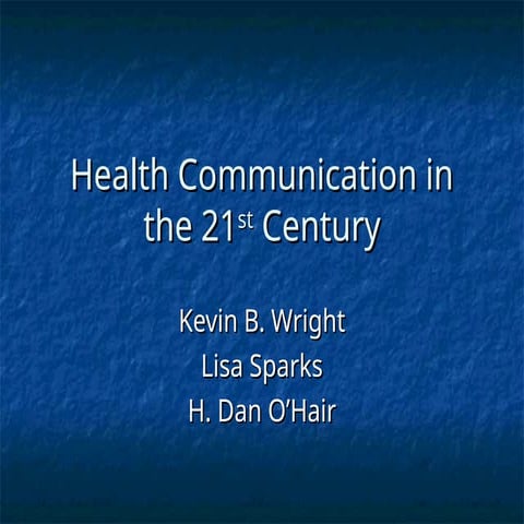 Communication for Healthcare Professionals | PPT