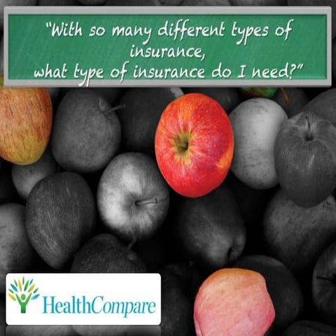 HealthCompare Insurance - Understanding other types of insurance | PPTX