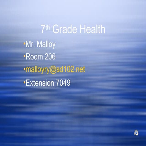 9th grade health | PPTX