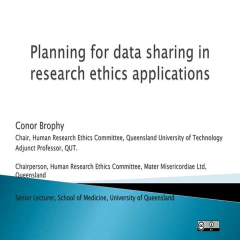 ANDS health and medical data webinar 23 May 2017. Ethics, Legal issues ...