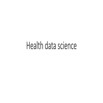 Health data science.pptx