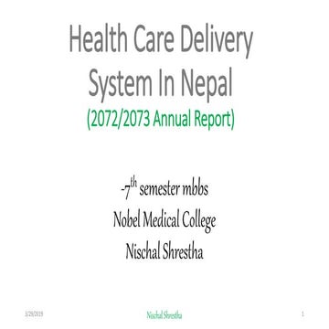 Organogram/ Organization Structure of Nepalese Health System (Updated ...