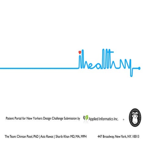 iHealthNY Health design challenge | PPT