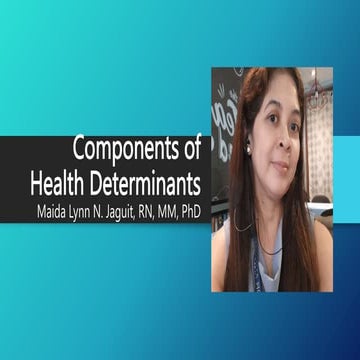 Health Determinants Components.pptx