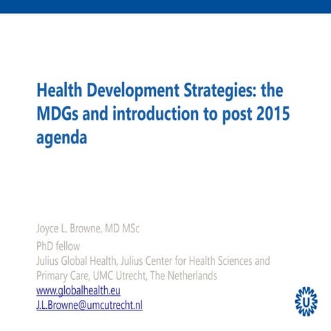 Health development strategies 2014 | PPT